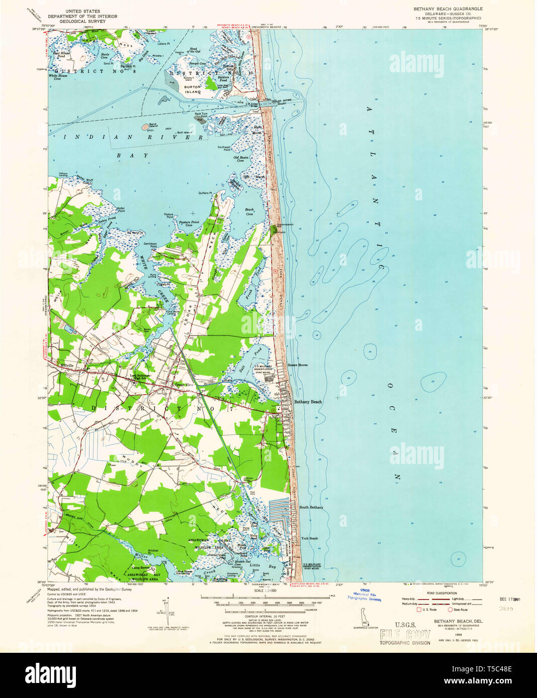 Map of bethany hi-res stock photography and images - Alamy