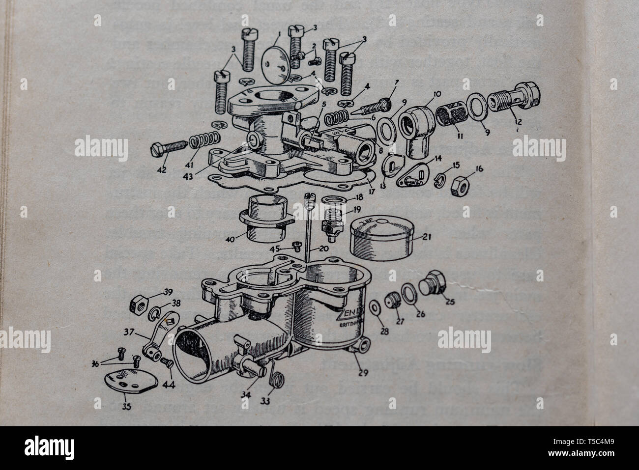 Technical engineering diagrams Stock Photo - Alamy