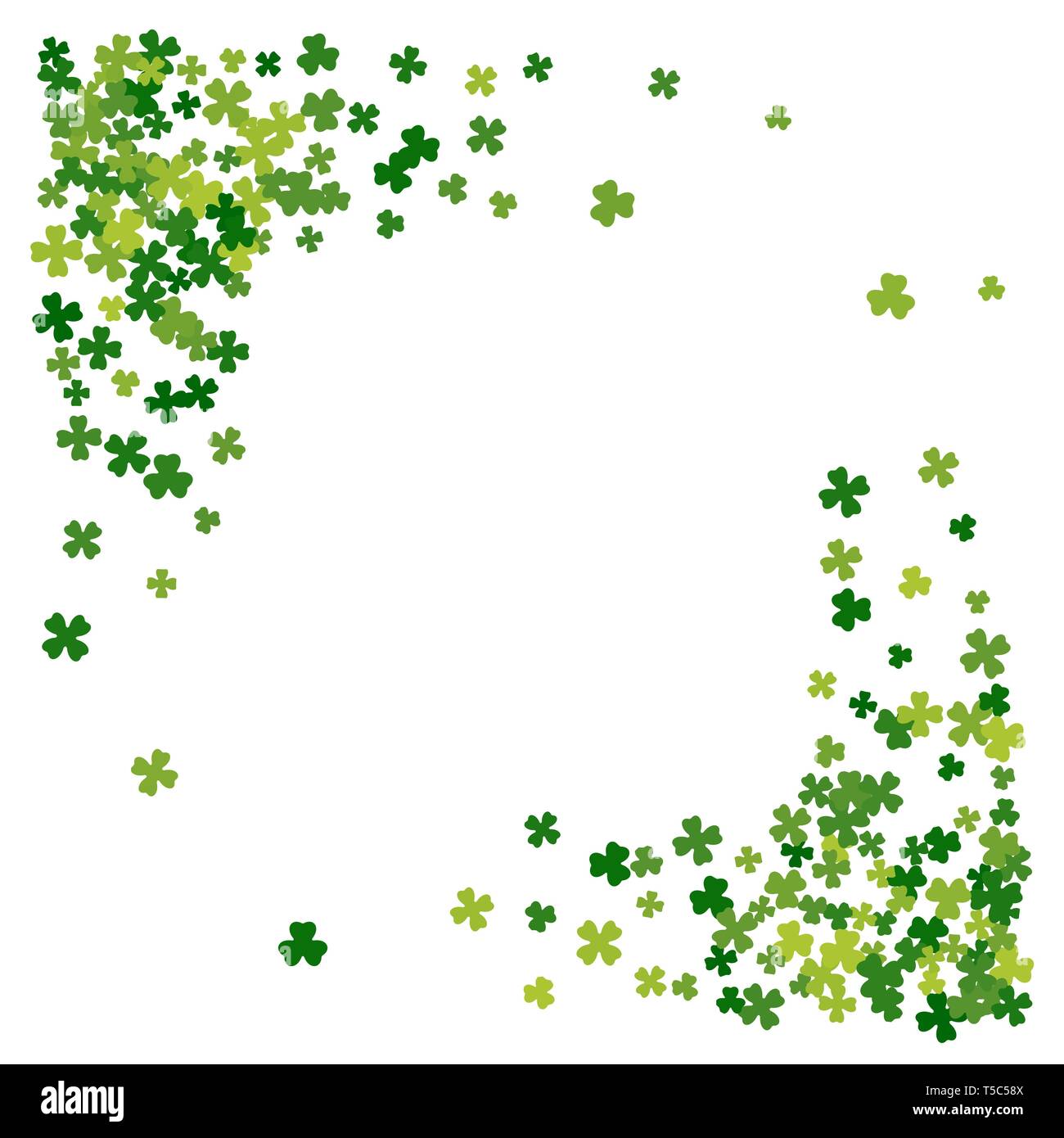 Clover Border Vector
