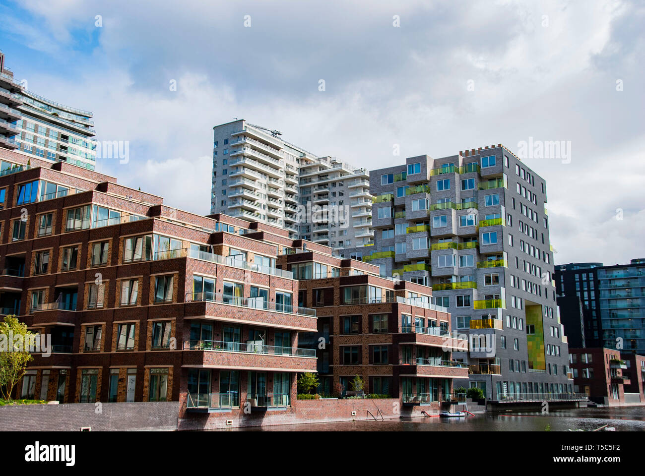 Modern architecture at the Zuidas close to Amsterdam city Center Stock ...