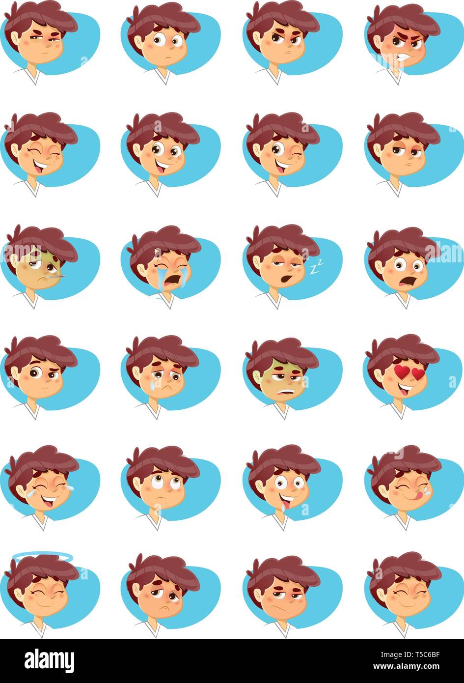 Feeling sick emoji hi-res stock photography and images - Alamy