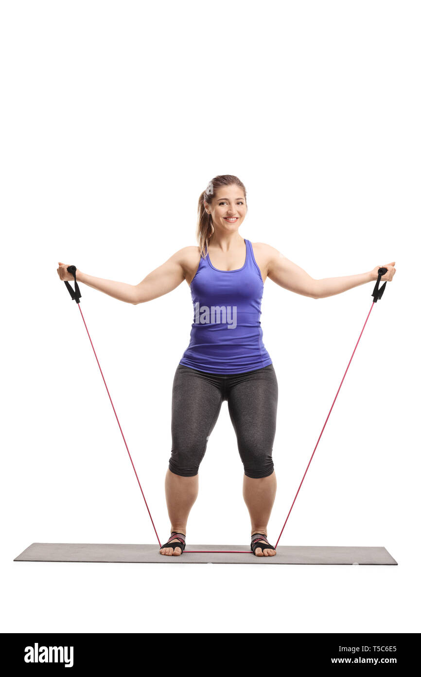 Exercise young woman hi-res stock photography and images - Alamy