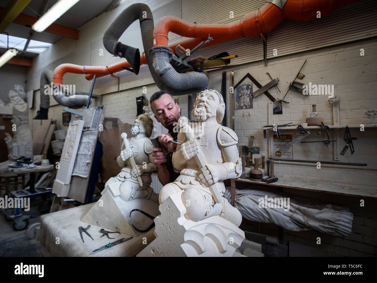 St george grotesque hi-res stock photography and images - Alamy