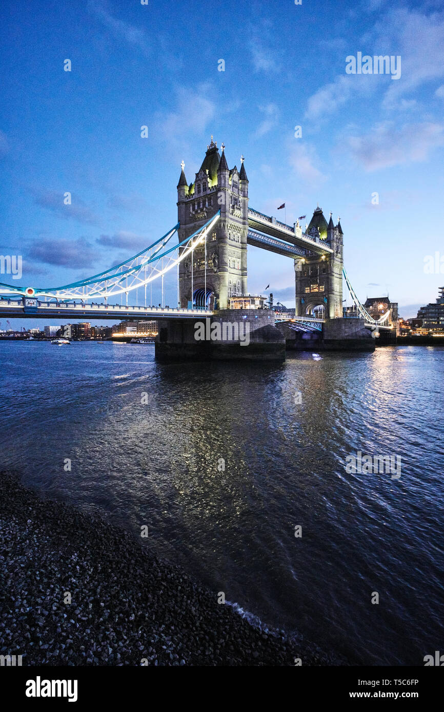 Tower Bridge and the River Thames, London, UK Stock Photo - Alamy