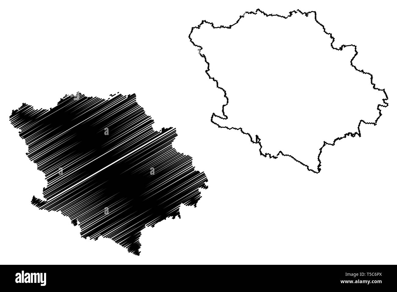 Kremenchuk map hi-res stock photography and images - Alamy