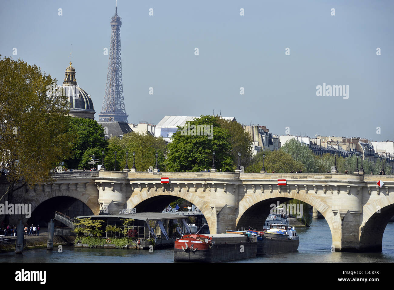 Pont neuf bridge river seine night view hi-res stock photography and ...