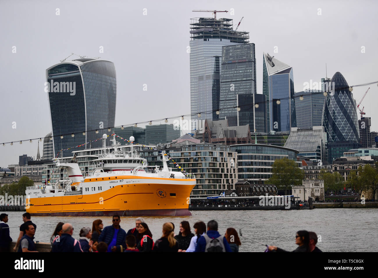 The UKÕs newest distant waters fishing trawler, the 4,000 tonne, 81 ...