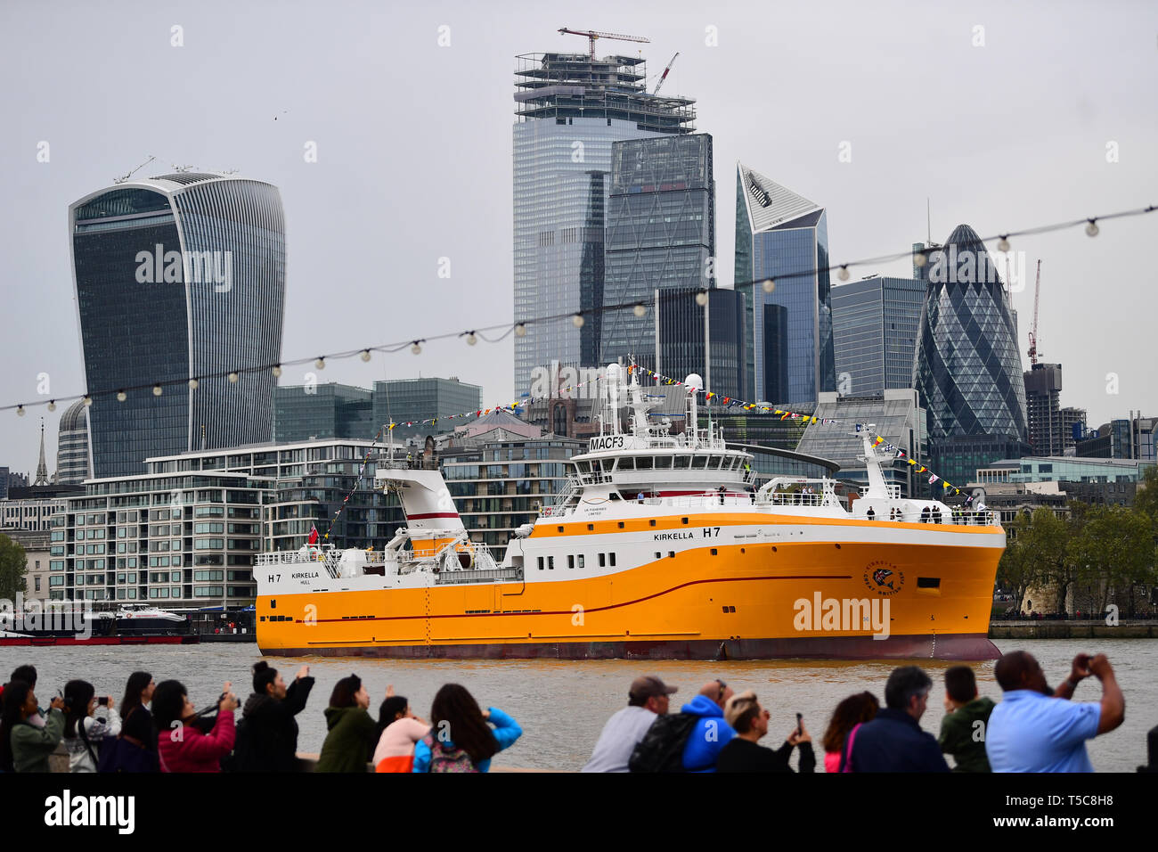 The UKÕs newest distant waters fishing trawler, the 4,000 tonne, 81 ...