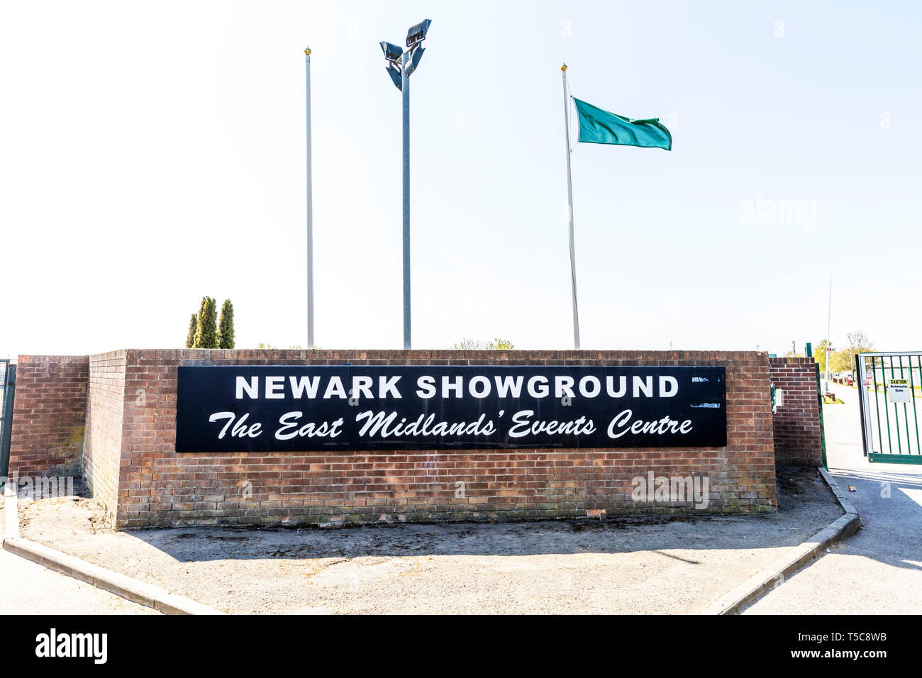 Newark showground sign hi-res stock photography and images - Alamy