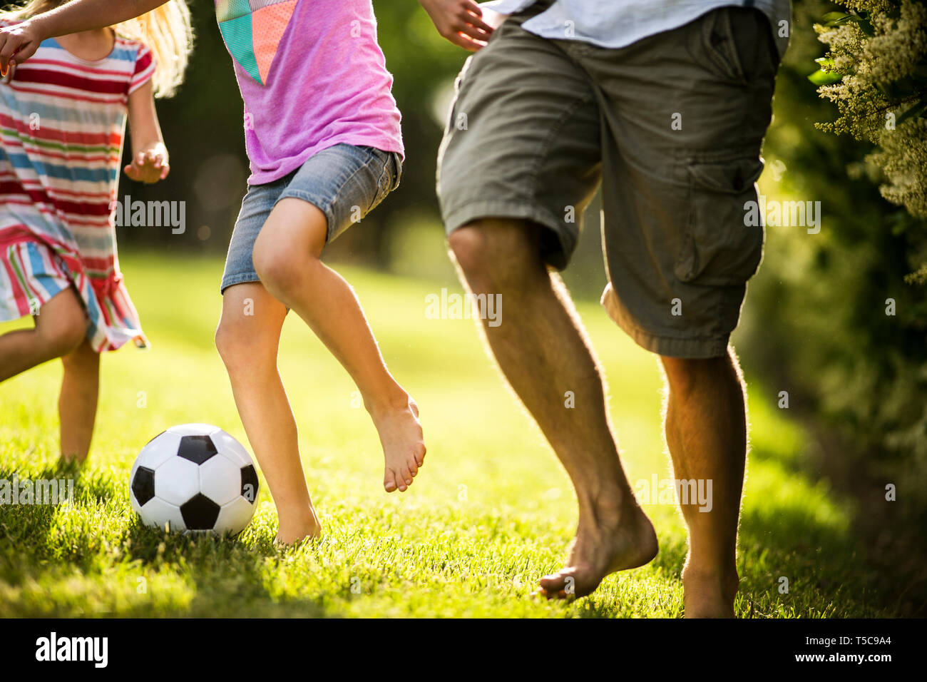 Parents kid soccer game hi-res stock photography and images - Alamy