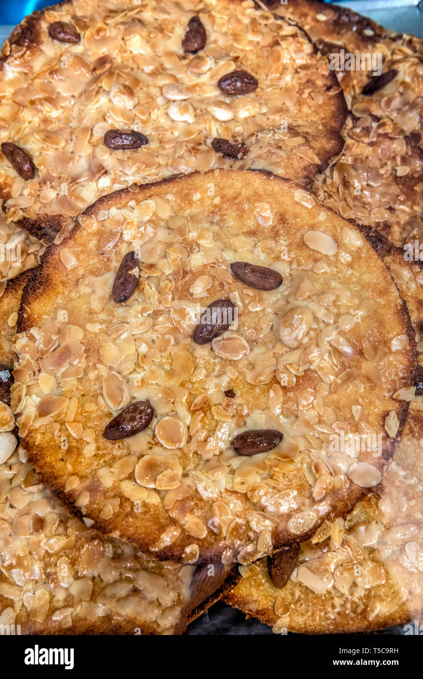 Traditional coca pastry, Valencia, Spain Stock Photo - Alamy