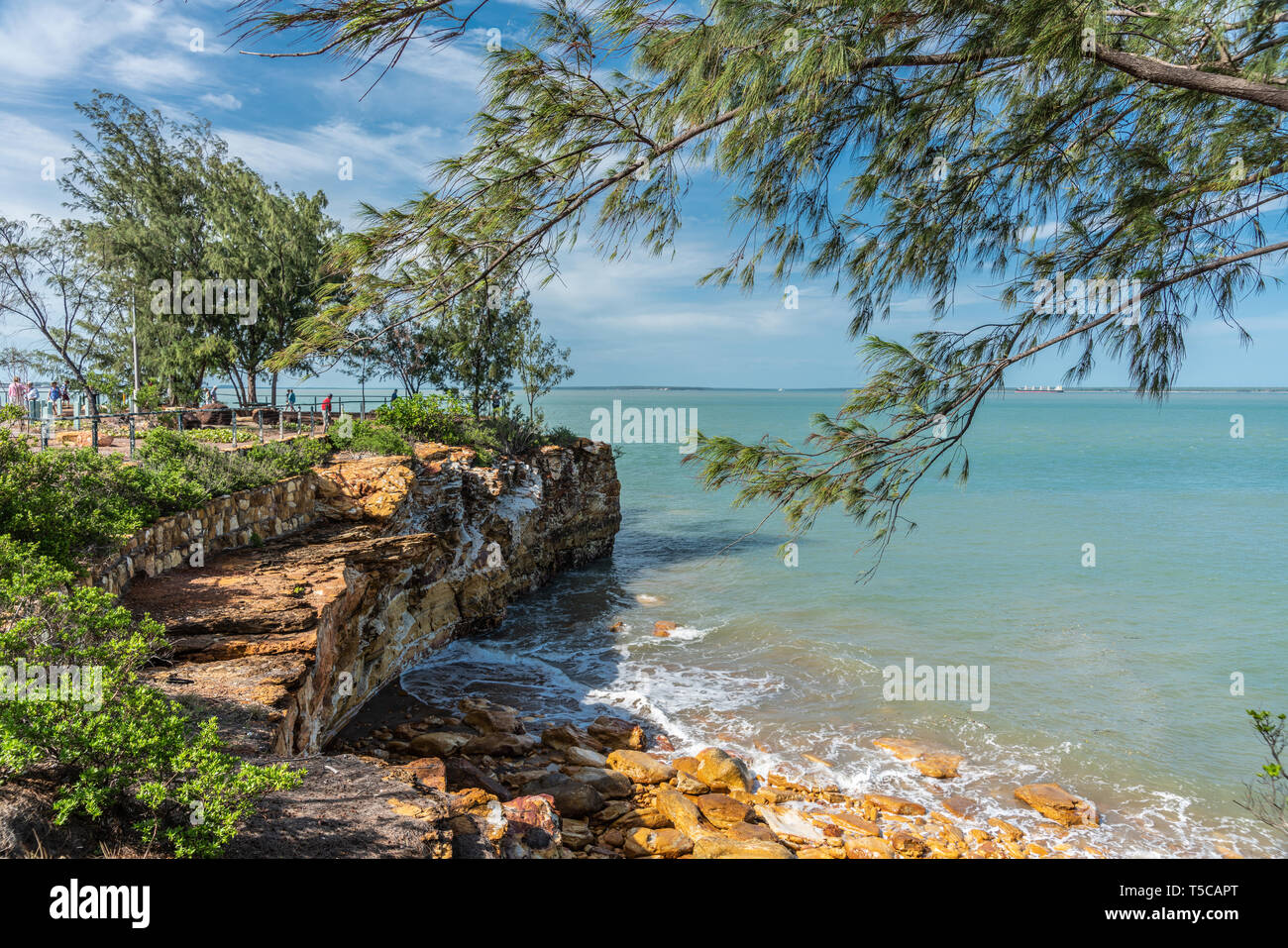 Darwin Australia - February 22, 2019: looking west at East Point ...