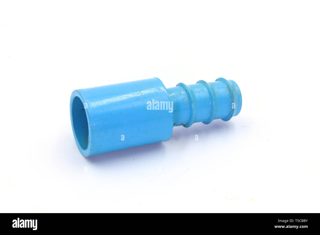 PVC Pipe connections, PVC Pipe fitting, PVC Coupling isolated on white ...