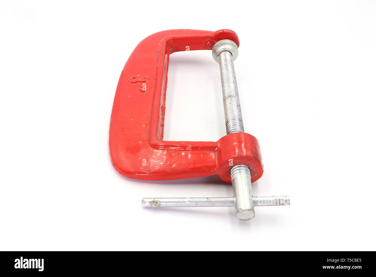 Clamp, C-Clamp compression tool isolated on white background. High ...