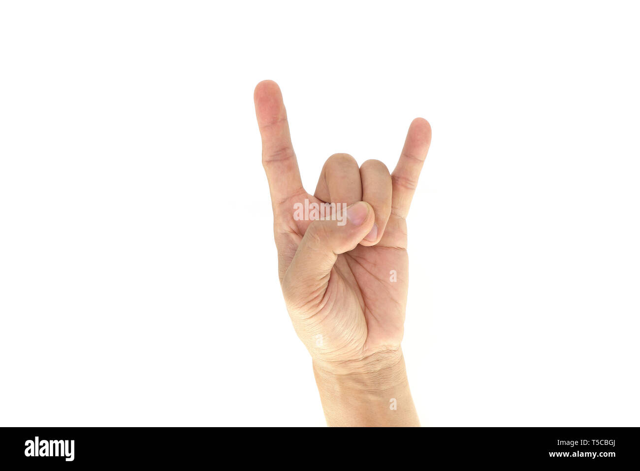 Hand Signals isolated on white background. High resolution image ...
