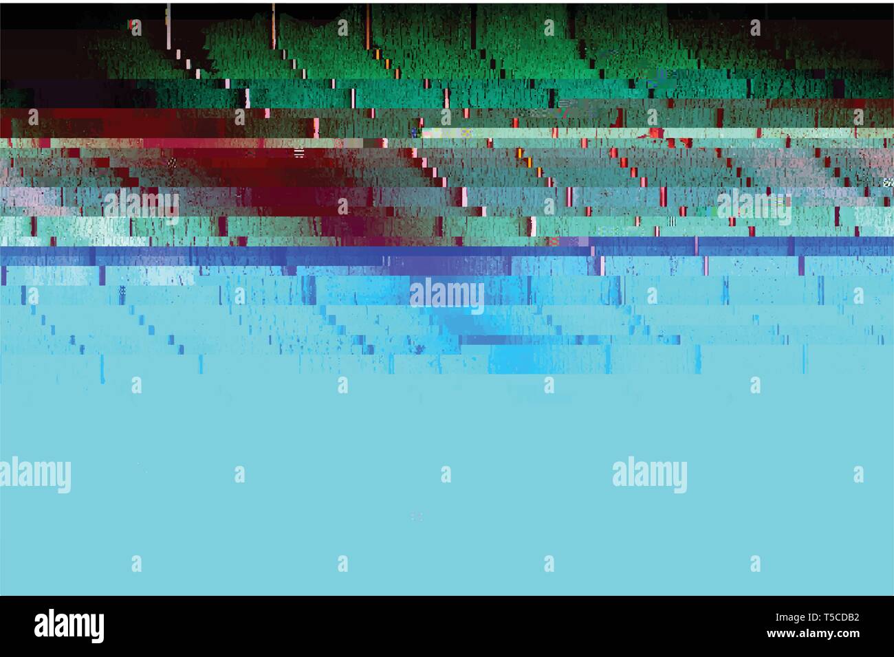 Abstract Glitched Texture Stock Vector Image & Art - Alamy