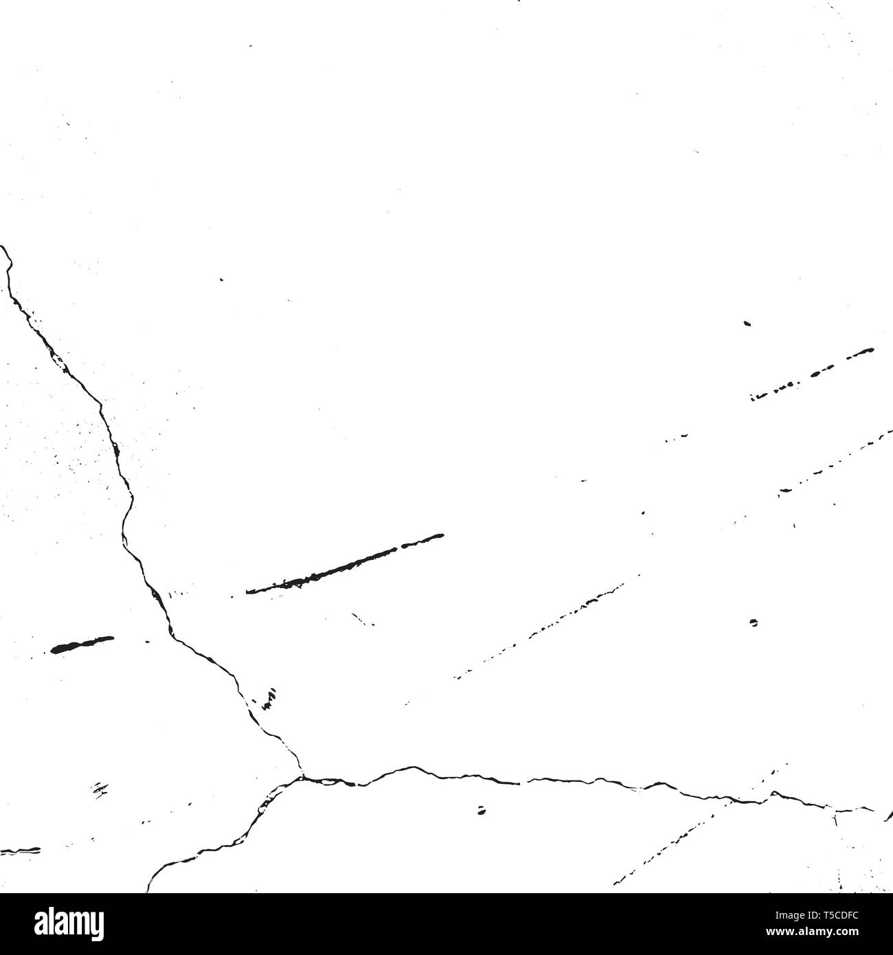 Surface cracked sketch crack Cut Out Stock Images & Pictures - Alamy