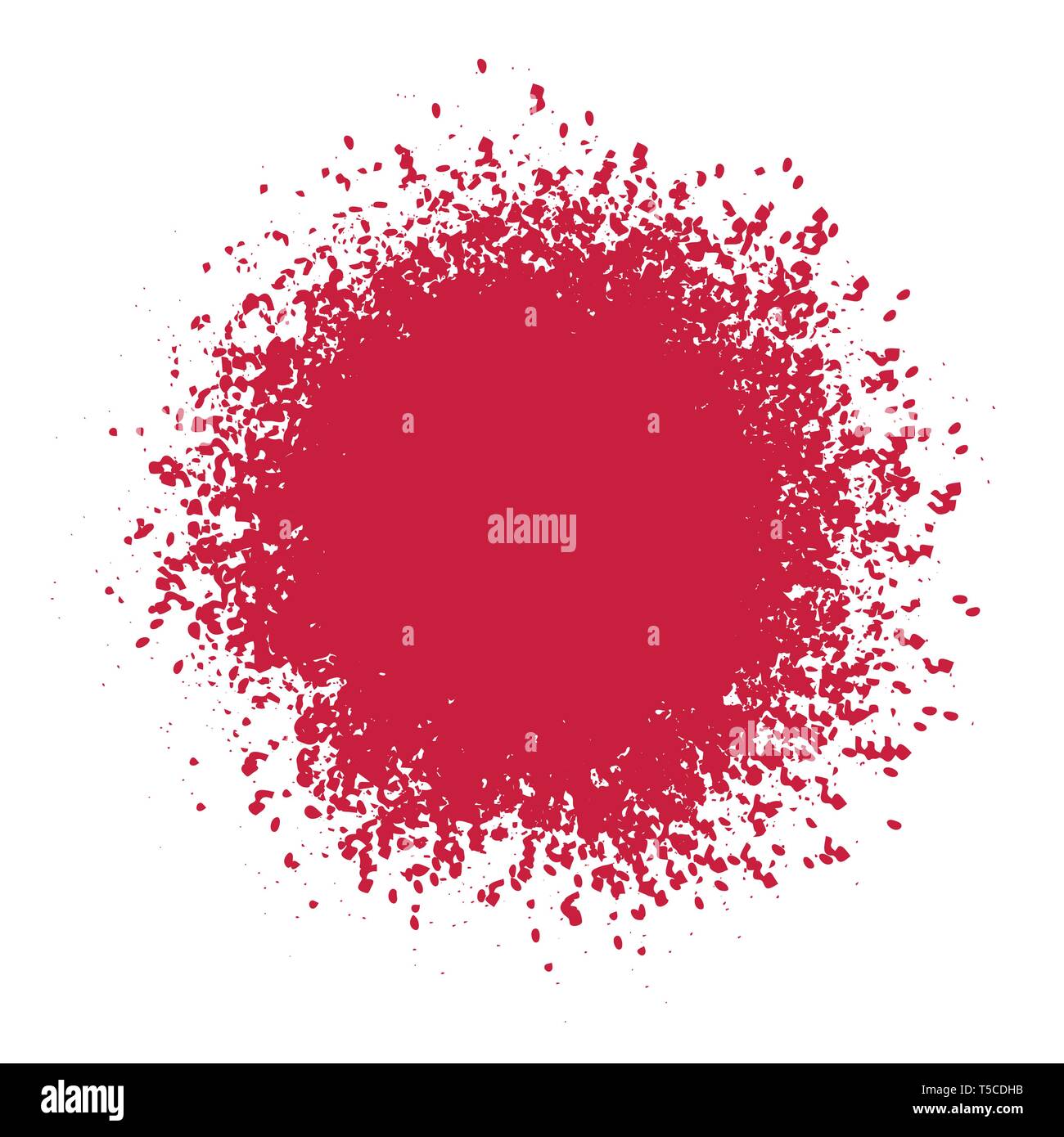 Red daub of paint Stock Vector Images - Alamy