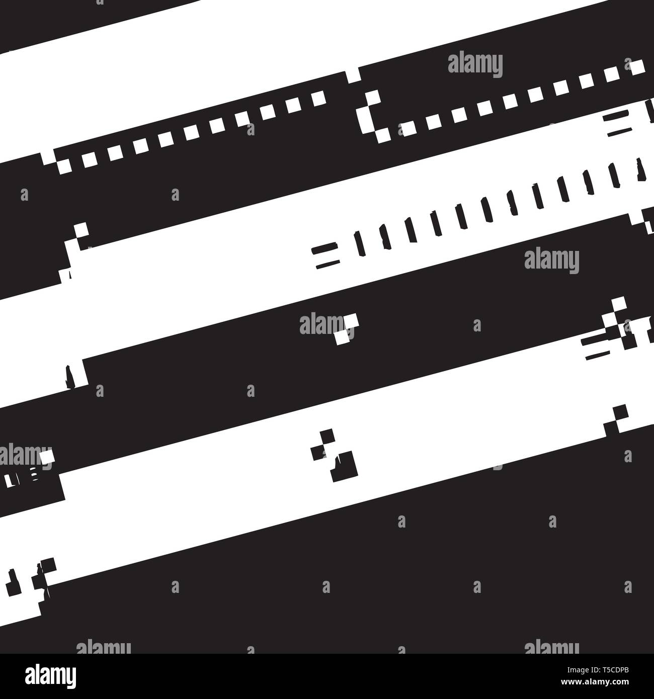 Glitched Diagonal Overlay Stock Vector Image & Art - Alamy