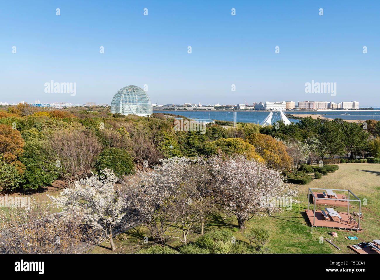 Kasai Rinkai Park, Tokyo Sea Life Park, view from Crystal View, Edogawa ...
