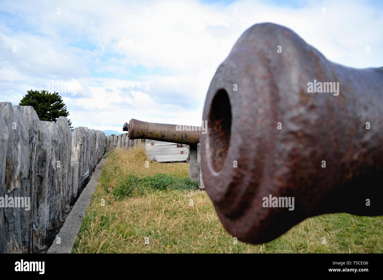 Bulnes Fort, Punta Arenas, Chile Stock Photo - Alamy