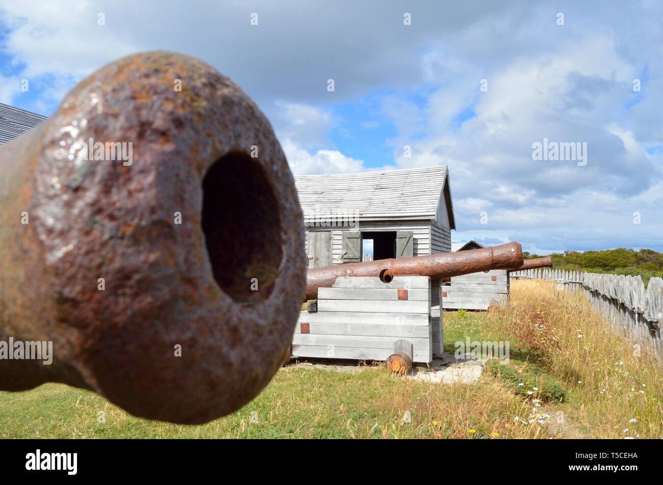 Bulnes Fort, Punta Arenas, Chile Stock Photo - Alamy