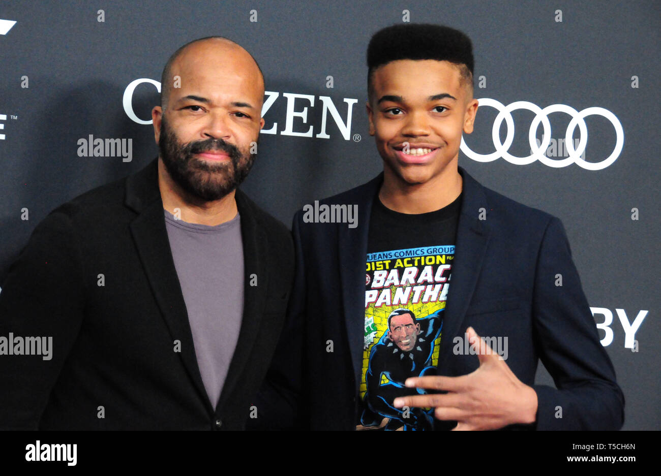 Los Angeles, California, USA 22nd April 2019 Actor Jeffrey Wright and ...