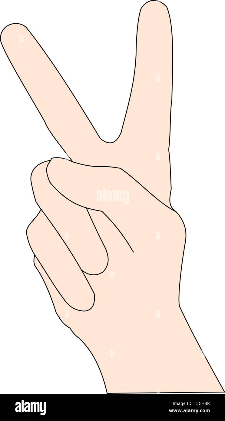 Victory selfie Stock Vector Images - Alamy