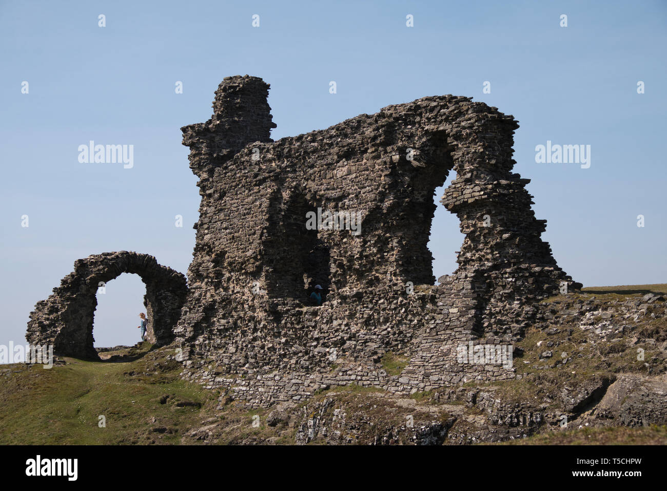 Castell dinas bran hi-res stock photography and images - Alamy