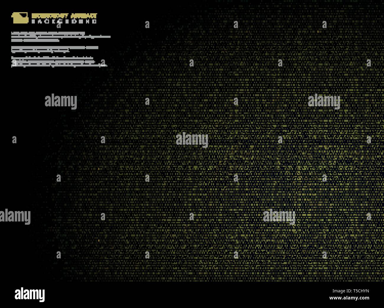 Abstract golden glitters dots pattern on dark background. You can use ...