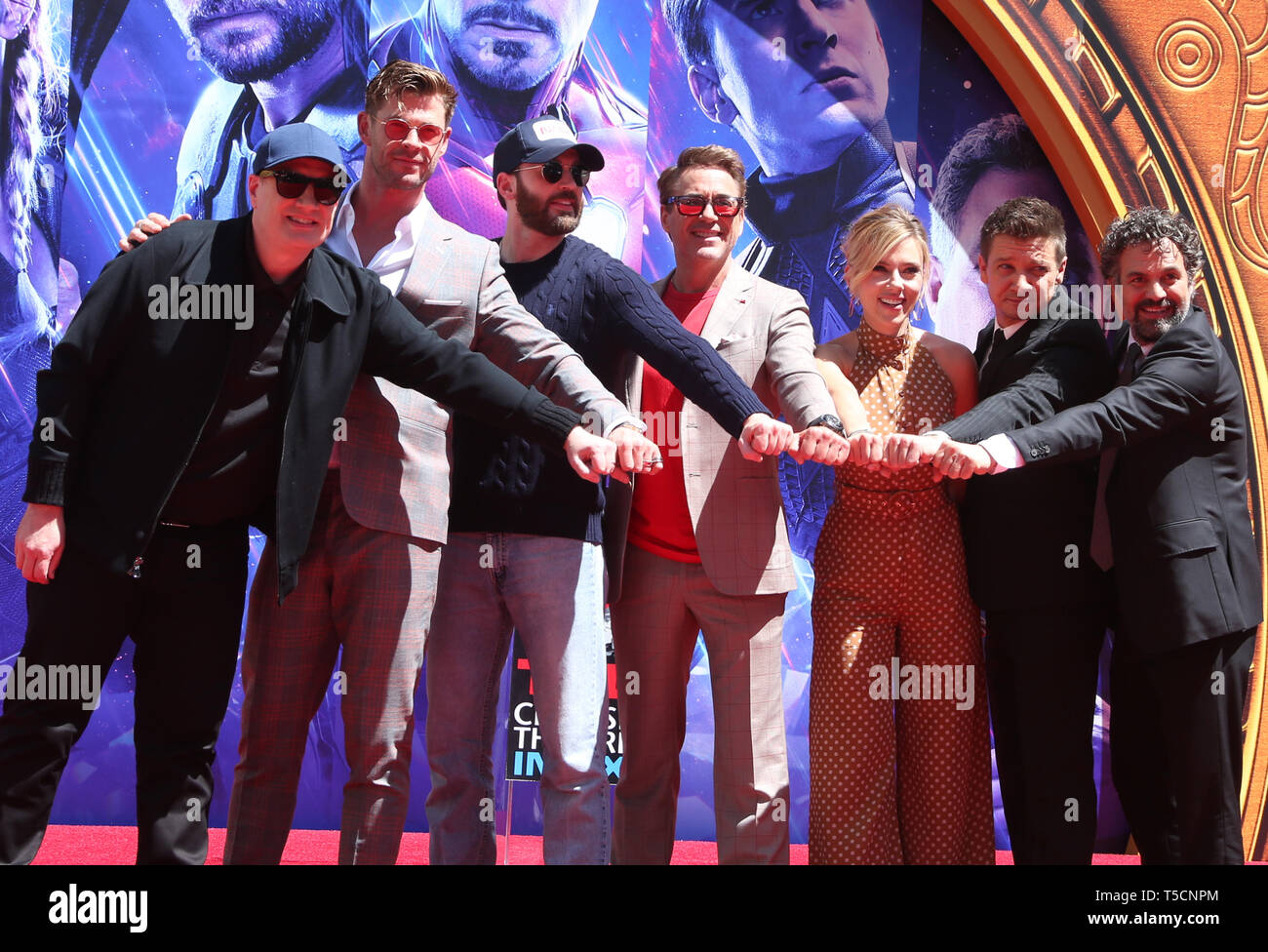 Hollywood, Ca. 23rd Apr, 2019. Kevin Feige, Chris Hemsworth. Chris ...