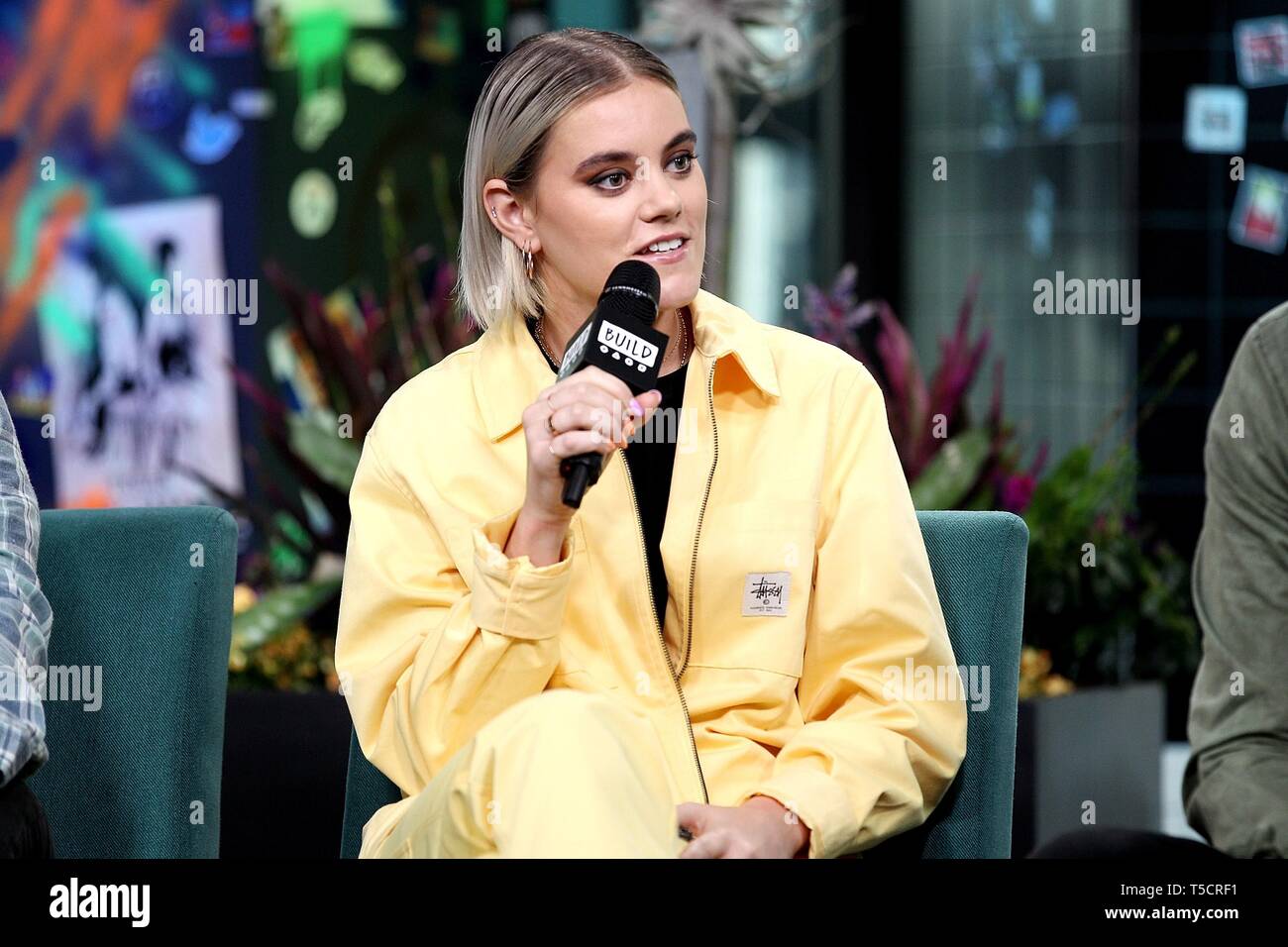 New York, NY, USA. 23rd Apr, 2019. Taya Smith inside for AOL Build ...