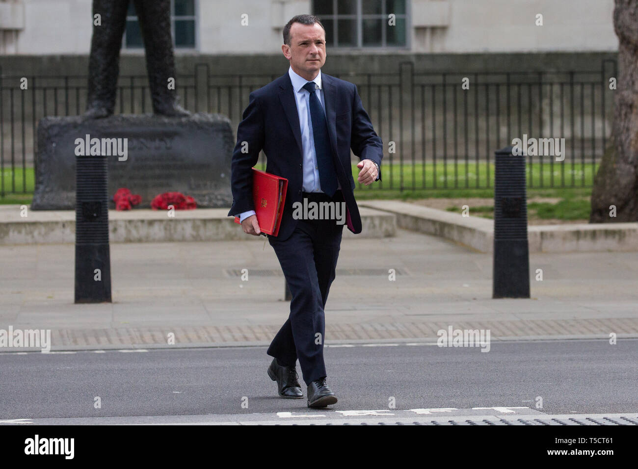London, UK. 23rd April 2019. Alun Cairns MP, Secretary of State for ...