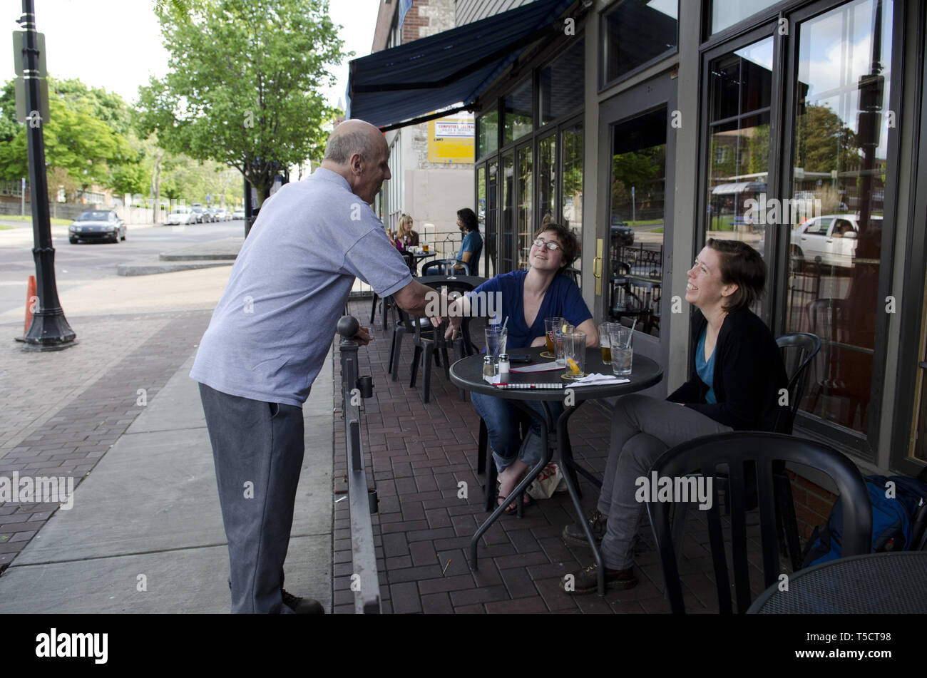 Syracuse, NY, USA. 21st May, 2011. Gary Nye, 68, lived for many years ...