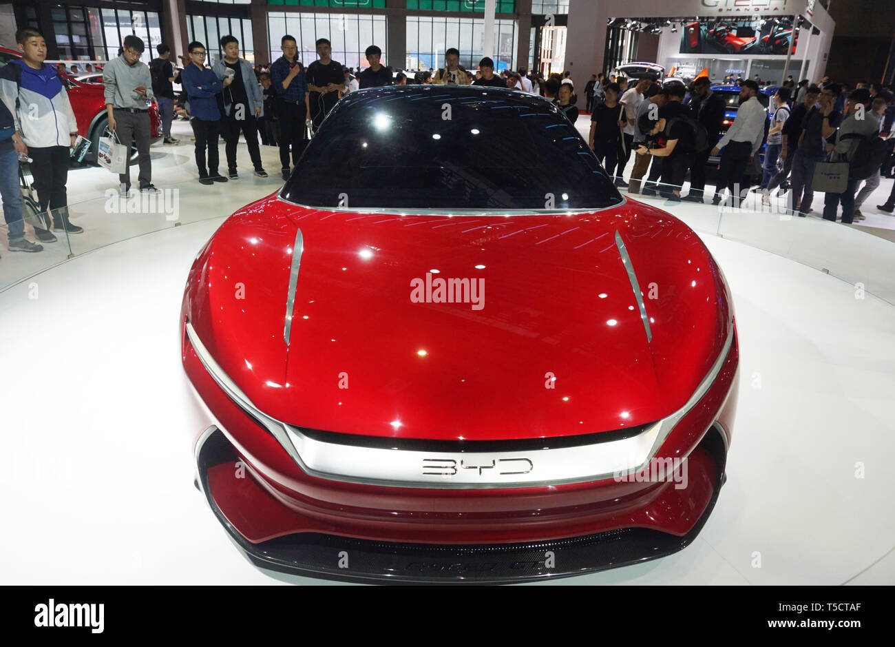 Shanghai, Shanghai, China. 24th Apr, 2019. Shanghai, CHINA-BYD unveiled ...