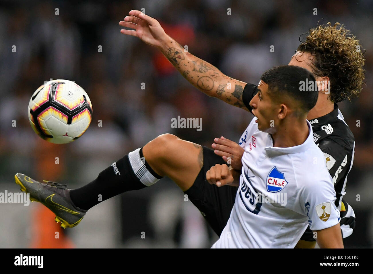 Belo Horizonte, Brazil. 23rd Apr, 2019. Guga of Atletico during match ...