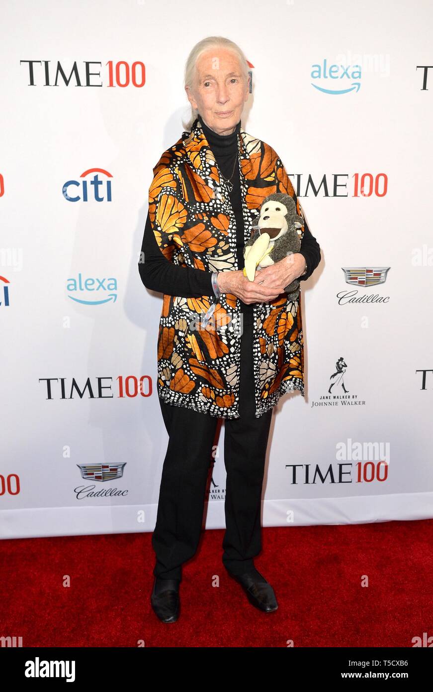 New York, NY, USA. 23rd Apr, 2019. Jane Goodall at arrivals for TIME ...