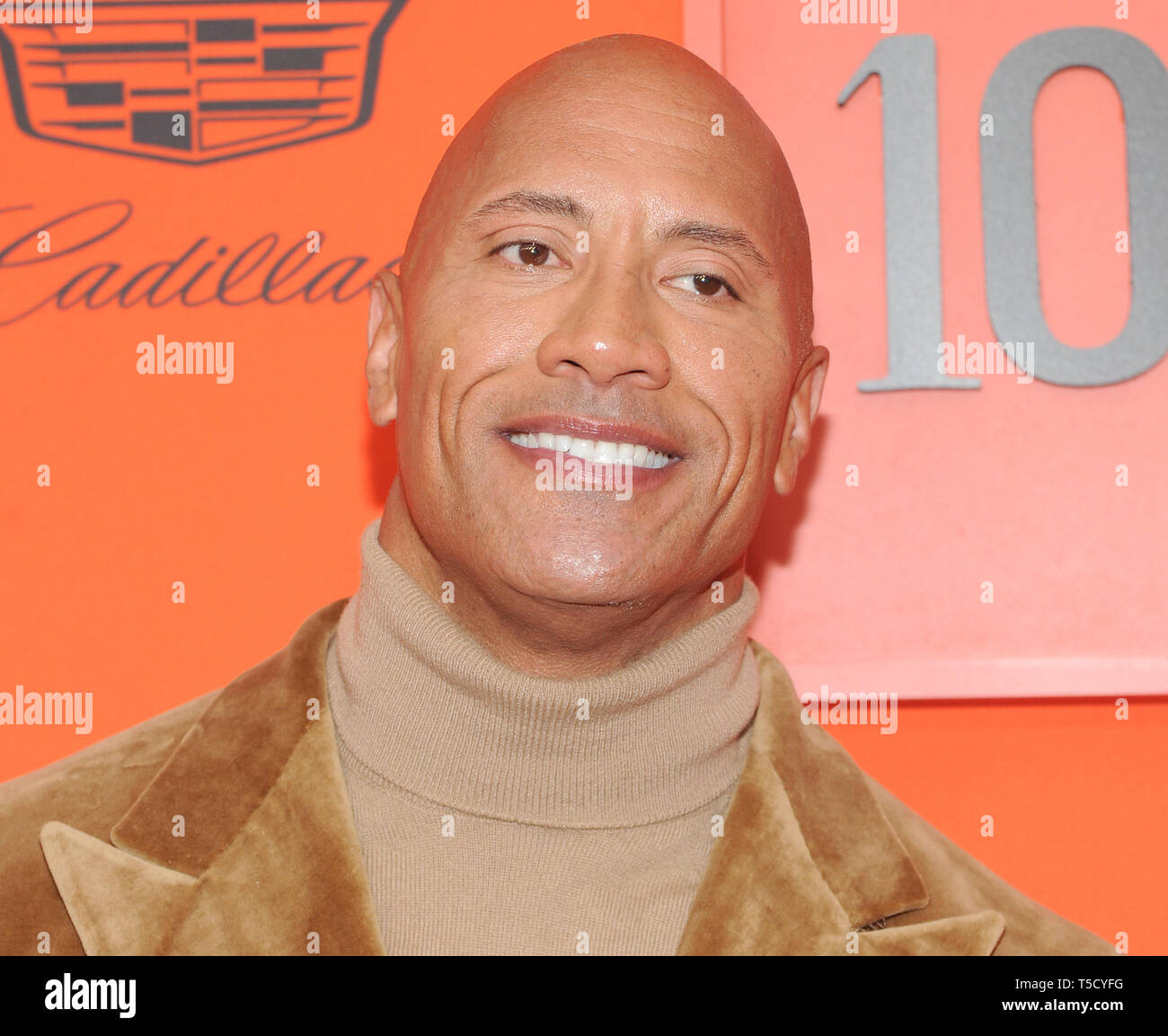 New York, NY, USA. 23rd Apr, 2019. Dwayne "The Rock" Johnson attends ...