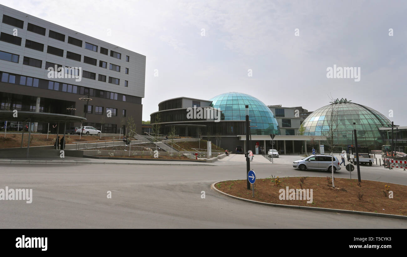 23 April 2019, Bavaria, Bad Neustadt An Der Saale: A part of the first ...