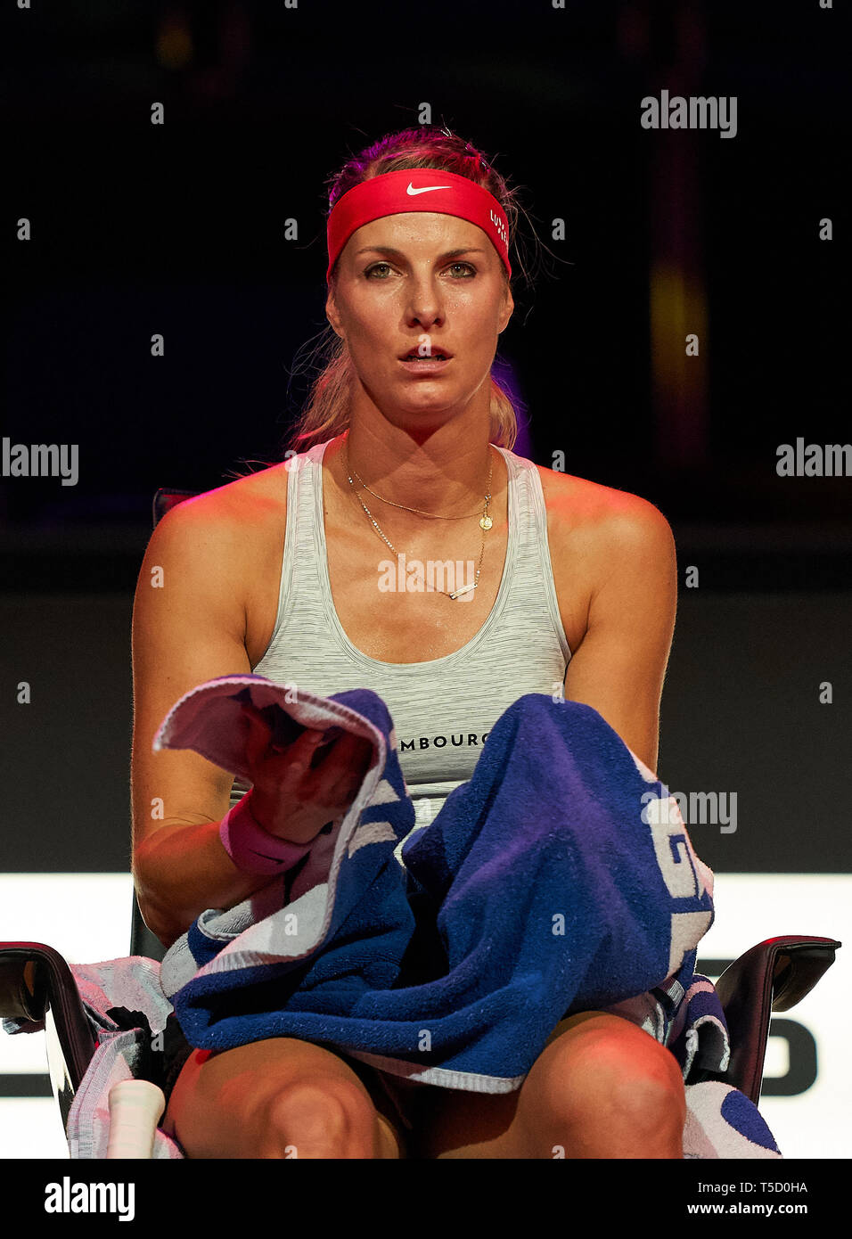 Stuttgart, Germany. 24th Apr, 2019. Mandy MINELLA (LUX)in action in her ...