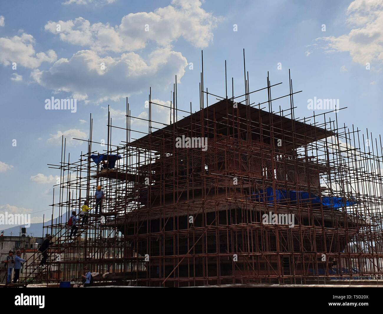 Kathmandu. 19th Apr, 2019. Photo taken on April 19, 2019 shows the ...