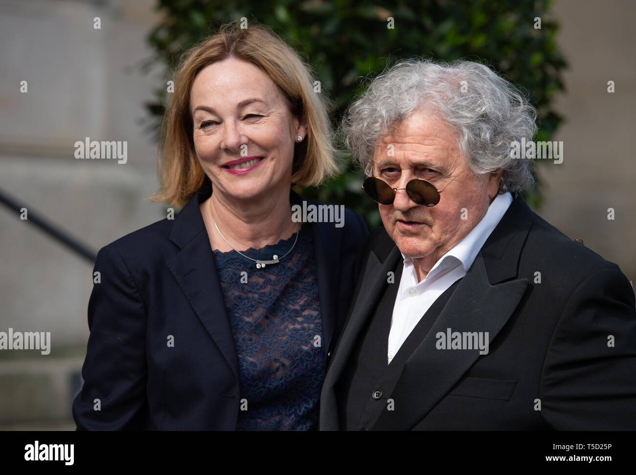 Hannover, Germany. 24th Apr, 2019. Bruno Bruni, artist, and his wife ...