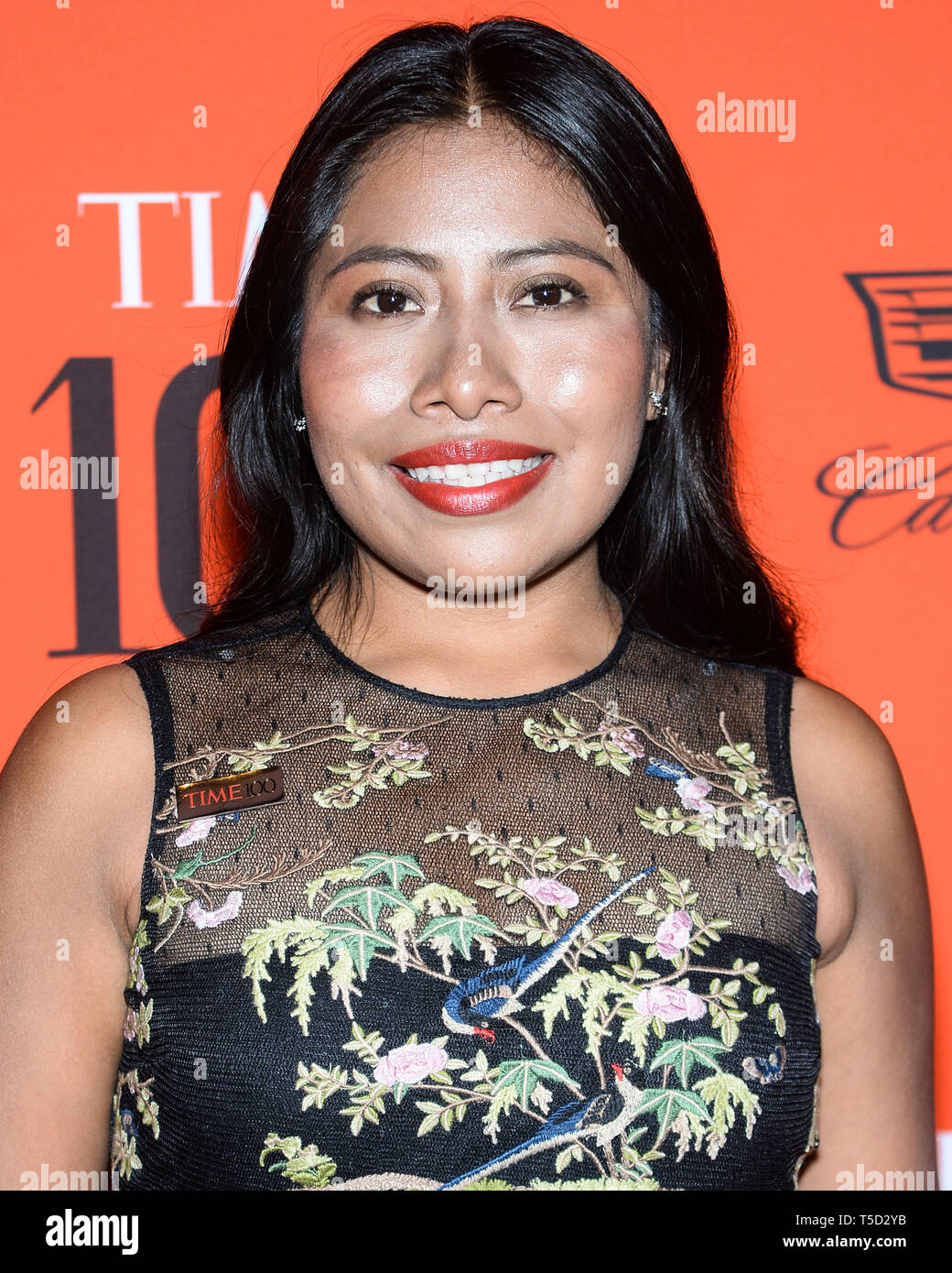 MANHATTAN, NEW YORK CITY, NEW YORK, USA - APRIL 23: Actress Yalitza ...