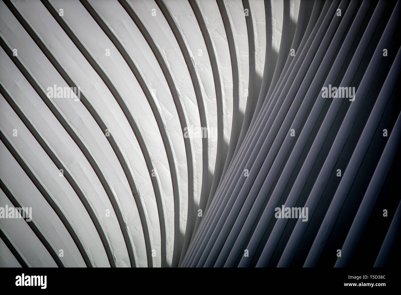 The Oculus, designed by spanish architect Santiago Calatrava at the ...