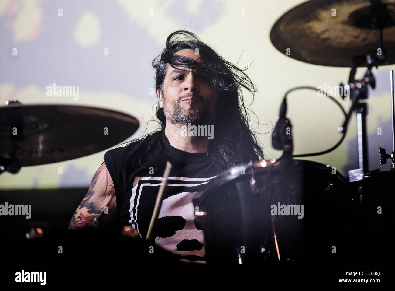 Netherlands, Tilburg - April 14, 2019. The American doom metal band Old ...