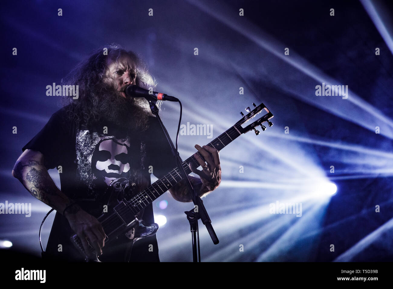 Netherlands, Tilburg - April 14, 2019. The American doom metal band Old ...