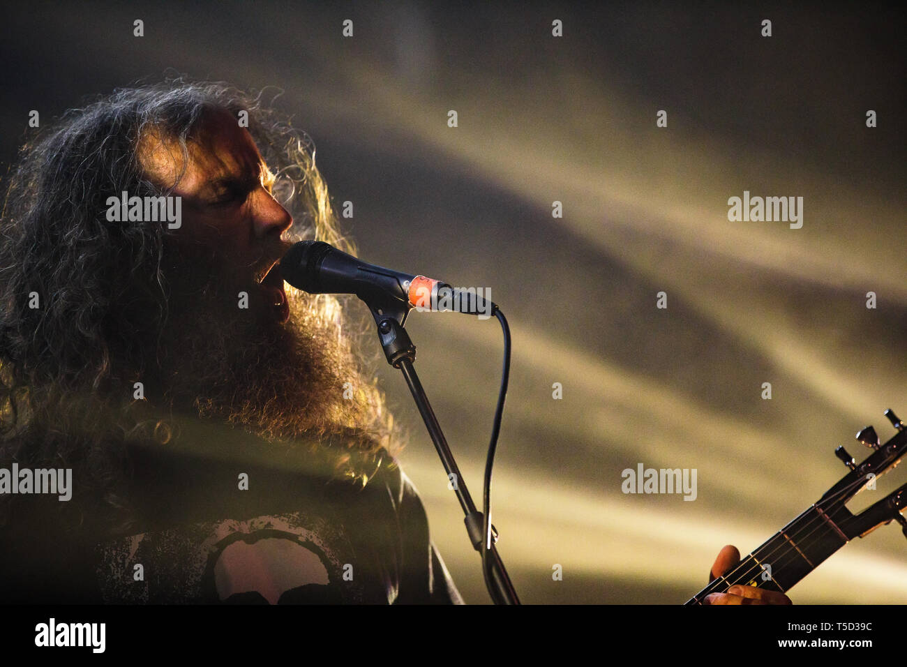 Netherlands, Tilburg - April 14, 2019. The American doom metal band Old ...
