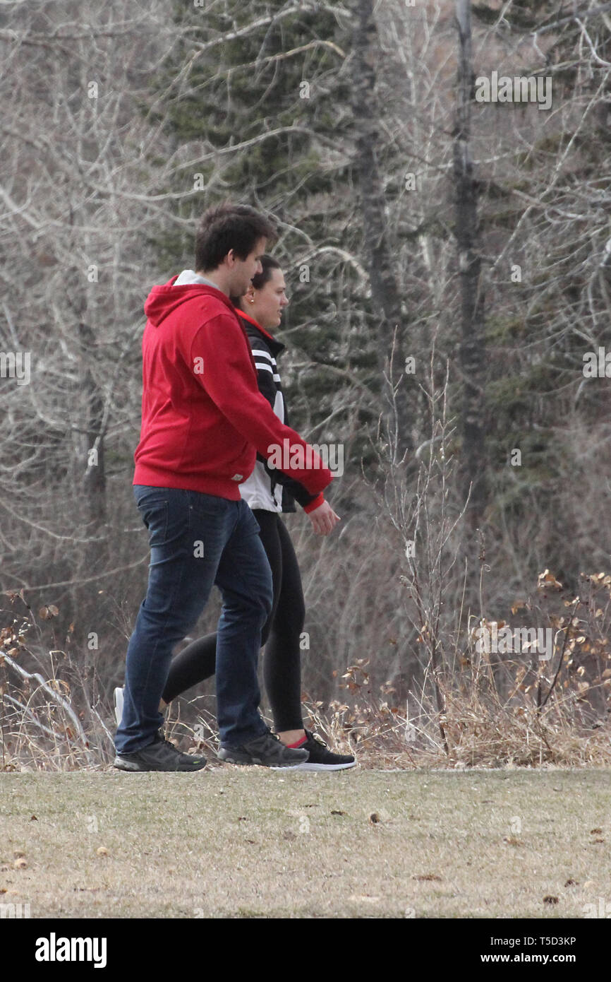 Two of the best ways to keep fit, walking and cycling Stock Photo - Alamy