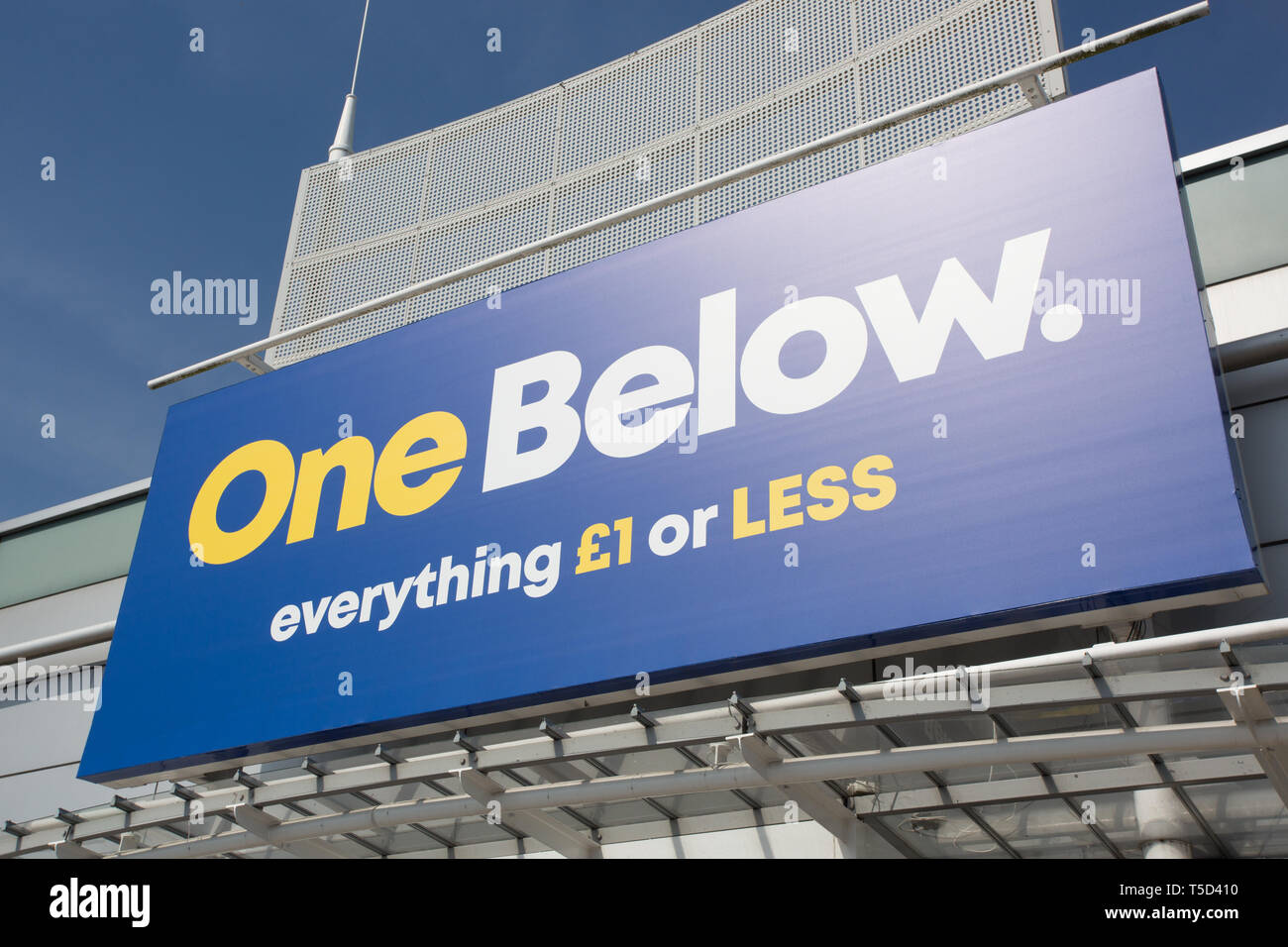 One Below at Parkgate Shopping Park, Rotherham Stock Photo - Alamy