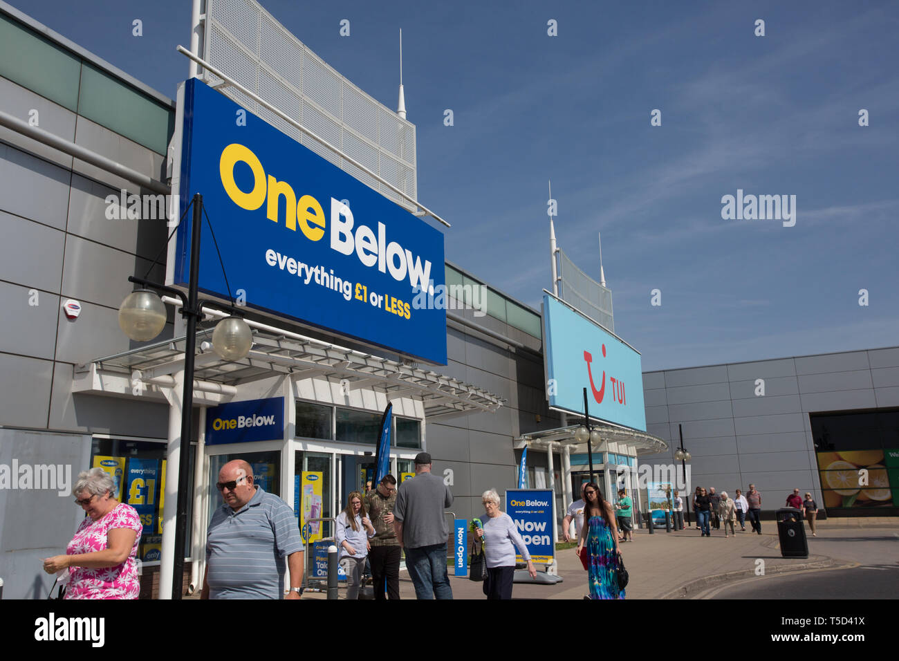 One Below at Parkgate Shopping Park, Rotherham Stock Photo - Alamy